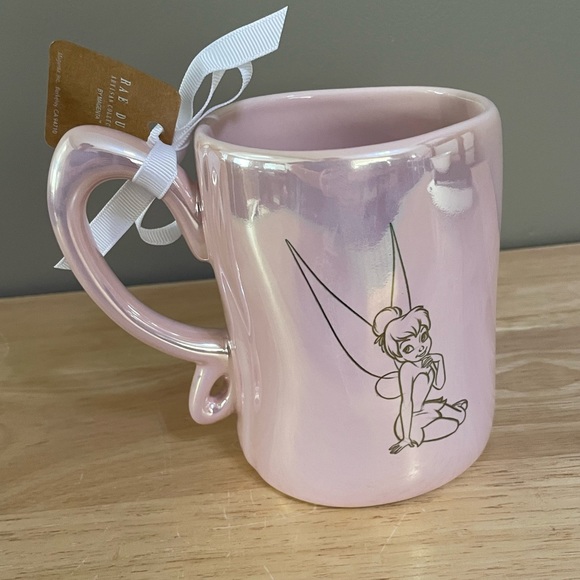 Rae Dunn | Dining | Rae Dunn Iridescent Pink Disney Tinker Bell Pixie ...
